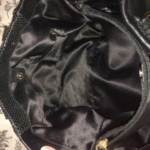 Coach | Bags | Coach Ashley Black Leather Python Bag Crossbody | Poshmark